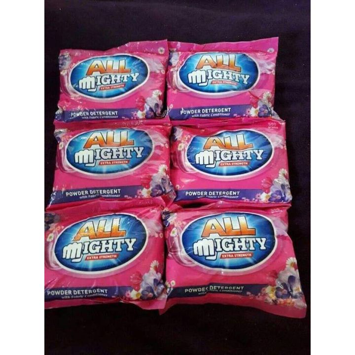 All Mighty Powder Detergent with Fabric Conditioner Floral Blossom ...