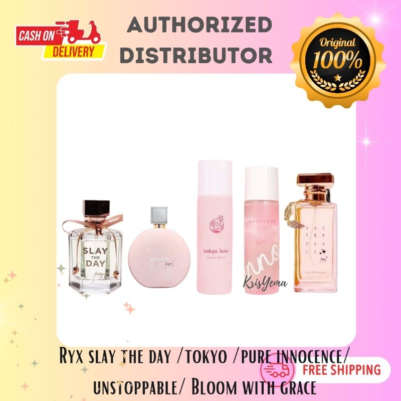 Ryx Perfume Slay the Day / Unstoppable / Bloom with Grace / Pure ...