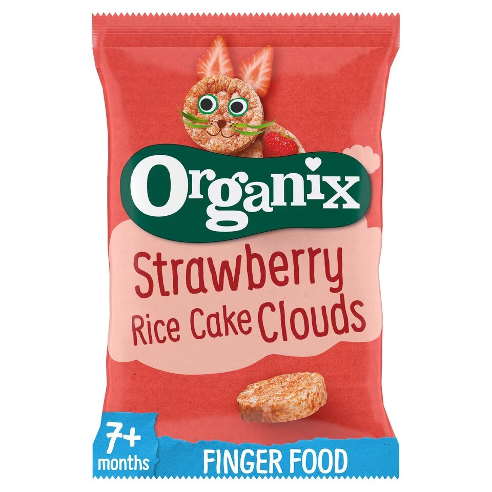 Organix Baby Snacks 7+ months Rice Cake Clouds 40g | Shopee Philippines