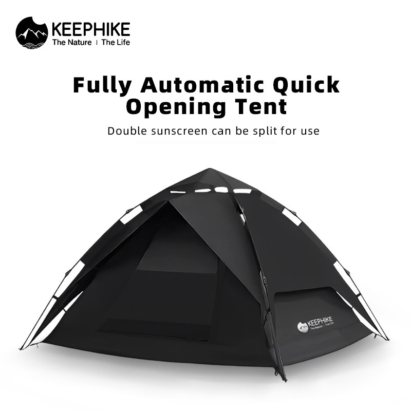 KEEPHIKE 2-4 people automatic camping tent backpack tent outdoor ...