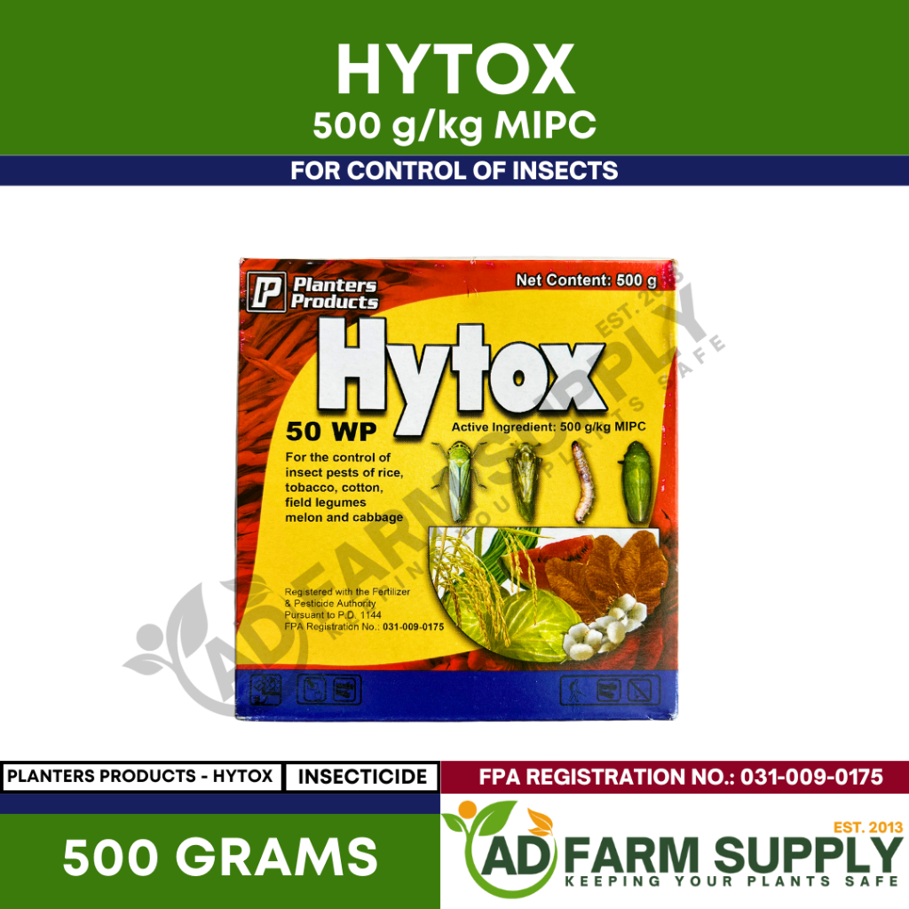 Hytox 50 WP Insecticide - 500g | Powerful Broad-Spectrum Insecticide ...