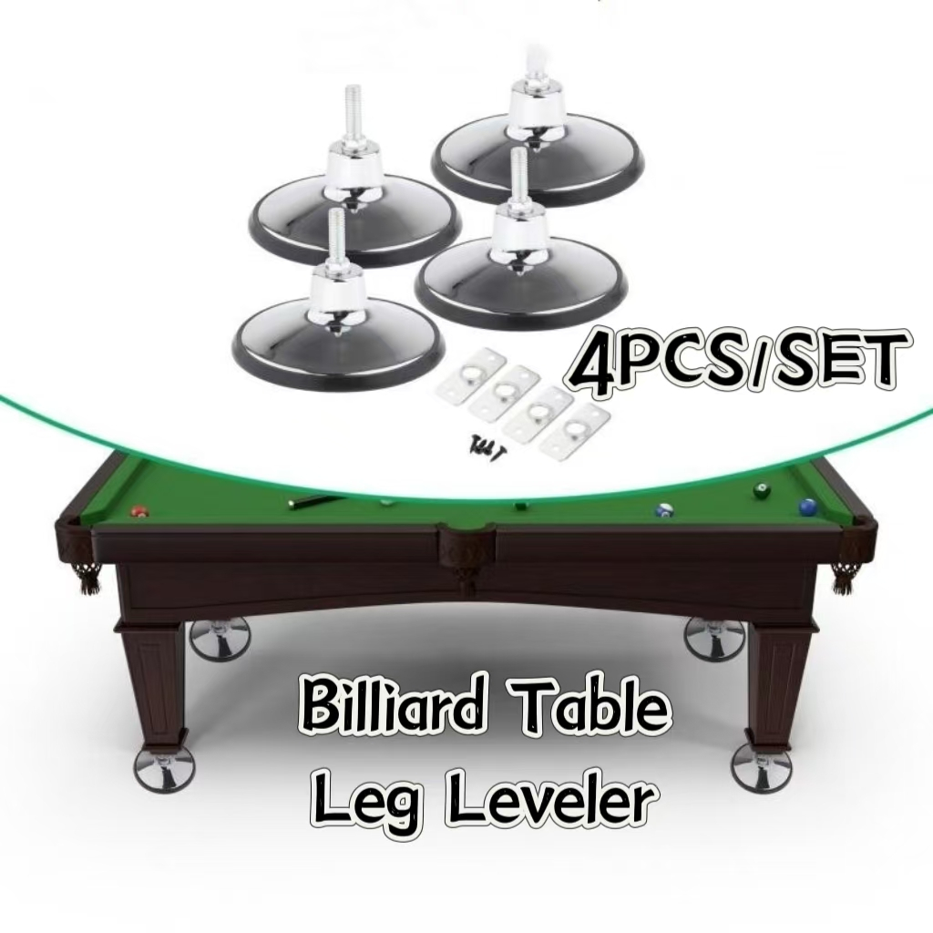 4Pcs Billiard Pool Table Leg Levelers Leveling Game Table Leg Levelers ...