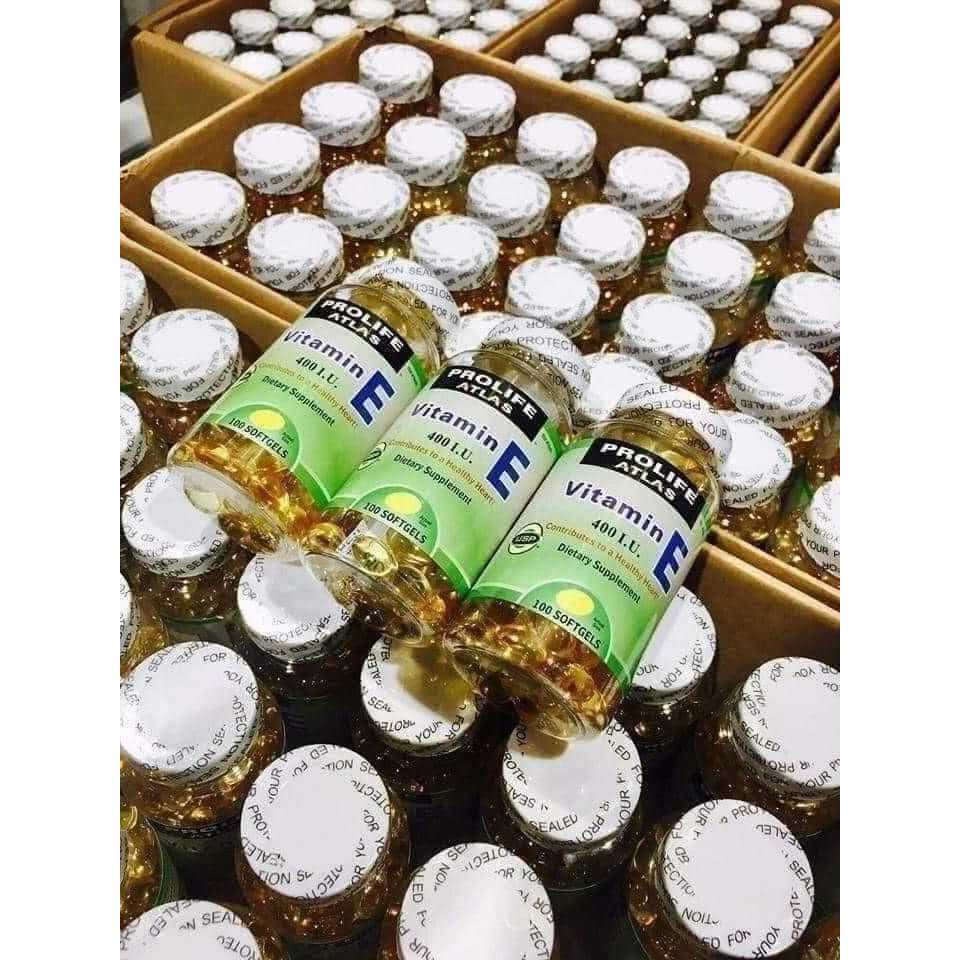 PROLIFE ATLAS VITAMIN E 400 IU (100capsules) | Shopee Philippines