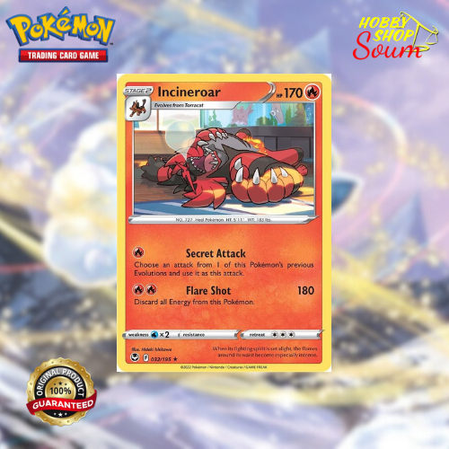 Incineroar Evolution Line Pokemon TCG Cards | Shopee Philippines