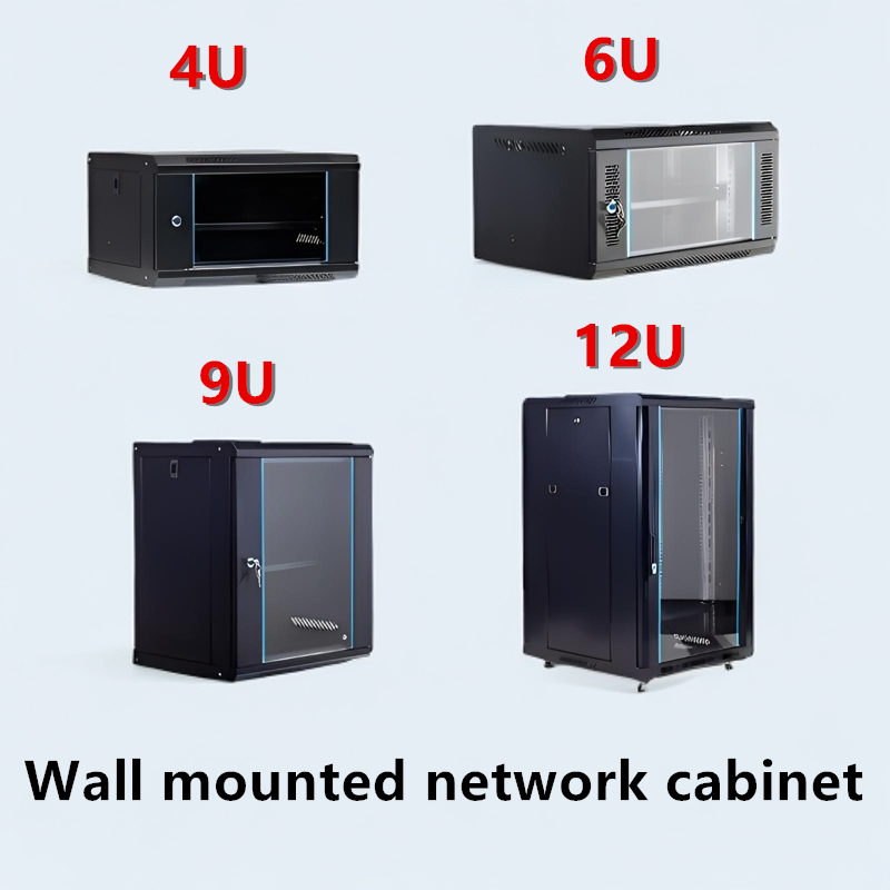 Wall mounted cabinet4U6U9U12U Data Cabinet |for CCTV | Network Cabinet ...