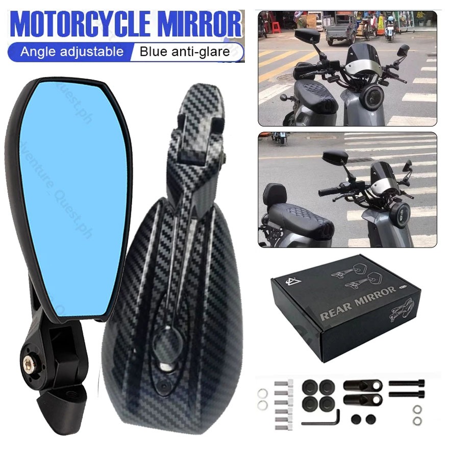 Motorcycle Side Mirror Street King Anti-glare Street King Adjustable ...