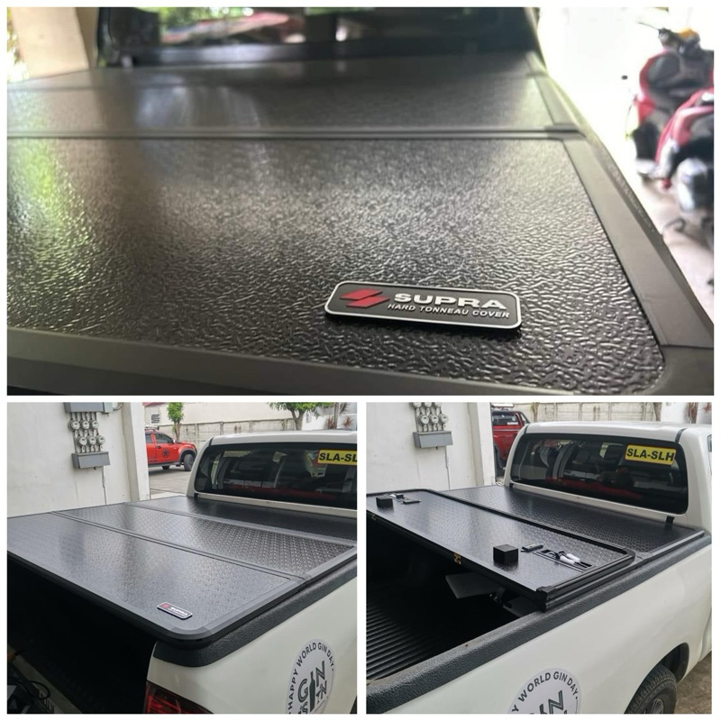 Toyota Hilux Revo 2016 - 2025 Supra Trifold Hard Tonneau Cover | Shopee ...