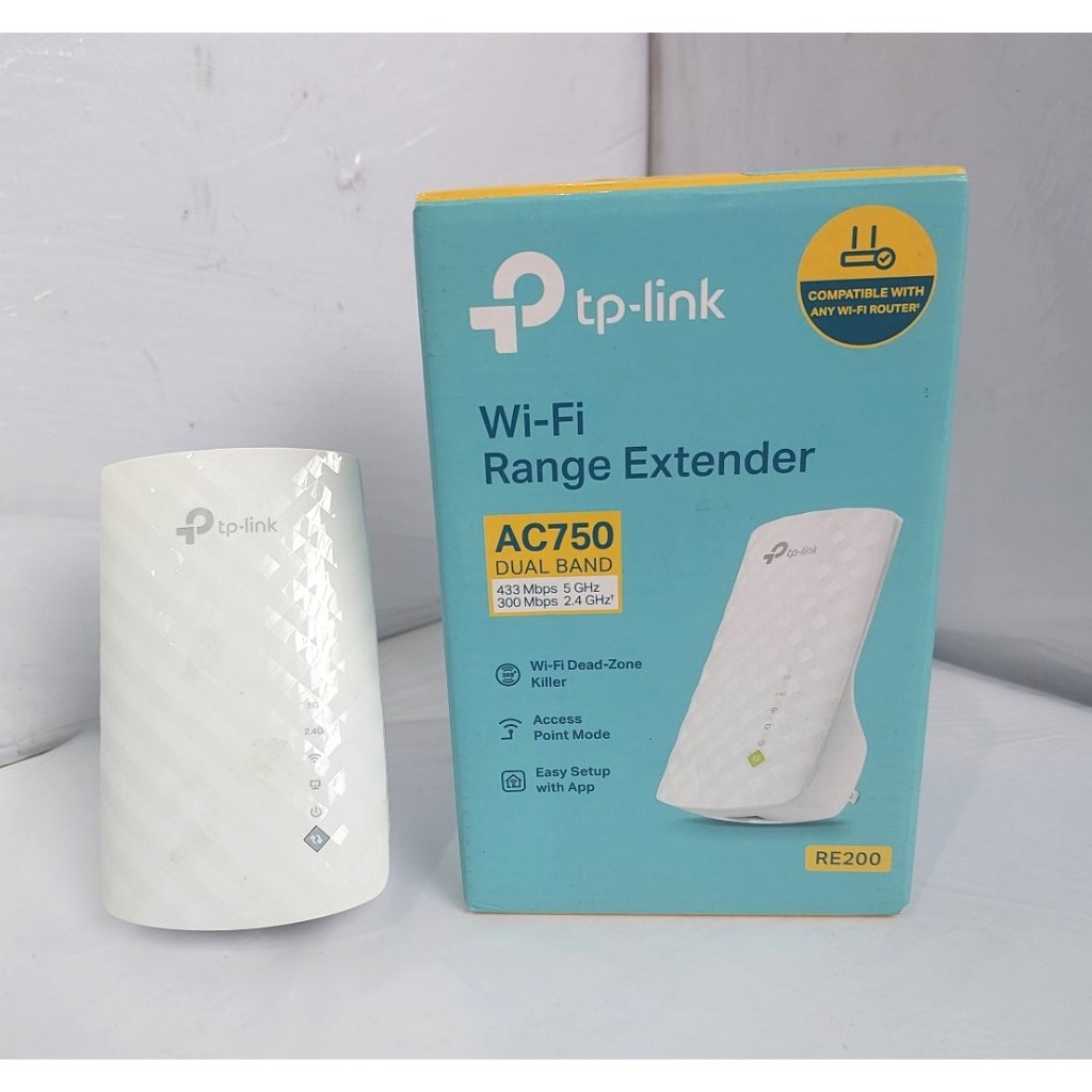 TP-Link RE200 AC750 Wi-Fi Range Extender Dual Band USA | Shopee Philippines