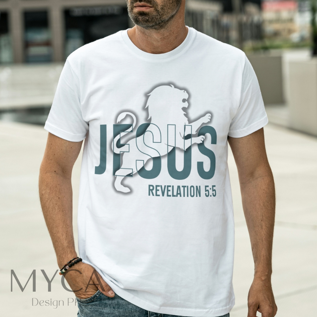 Jesus Revelation 5:5 Christian Shirt Sublimation Shirt Statement Bible ...