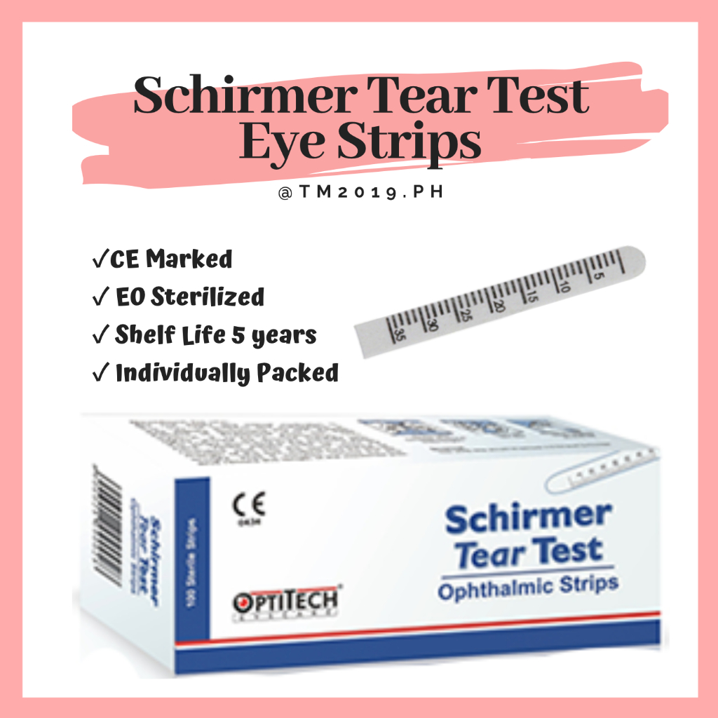 [TM] Fluorescein Sodium Strips/ Schirmer Tear Test Ophthalmic ...