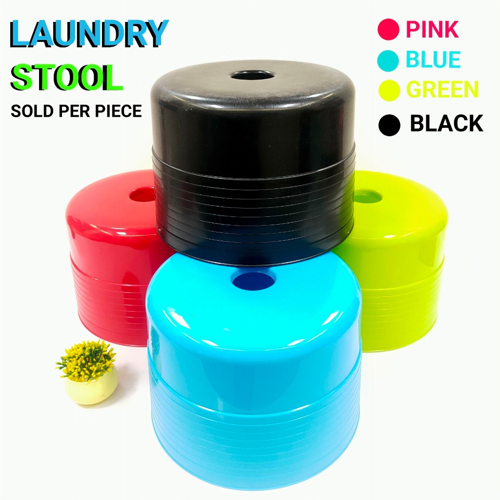 ROUND STOOL/ PLASTIC LAUNDRY STOOL/ UPUAN/ KIDDIE STOOL/ ROUND LAUNDRY ...