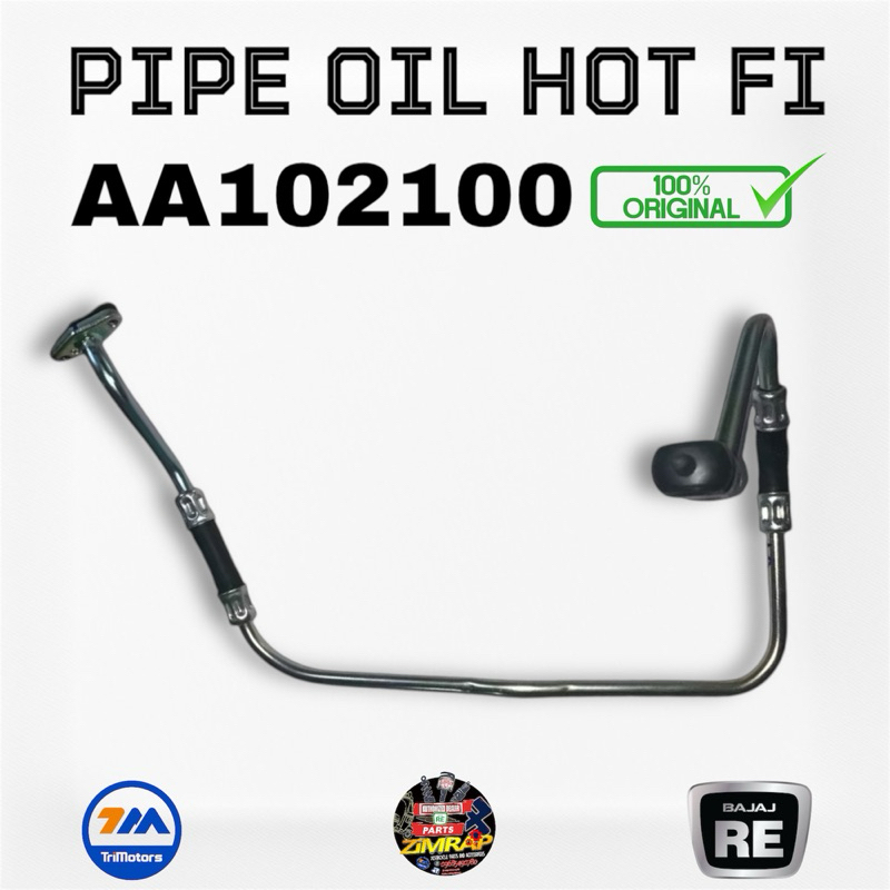 PIPE ASSEMBLY OIL HOT GENUINE BAJAJ RE | Shopee Philippines