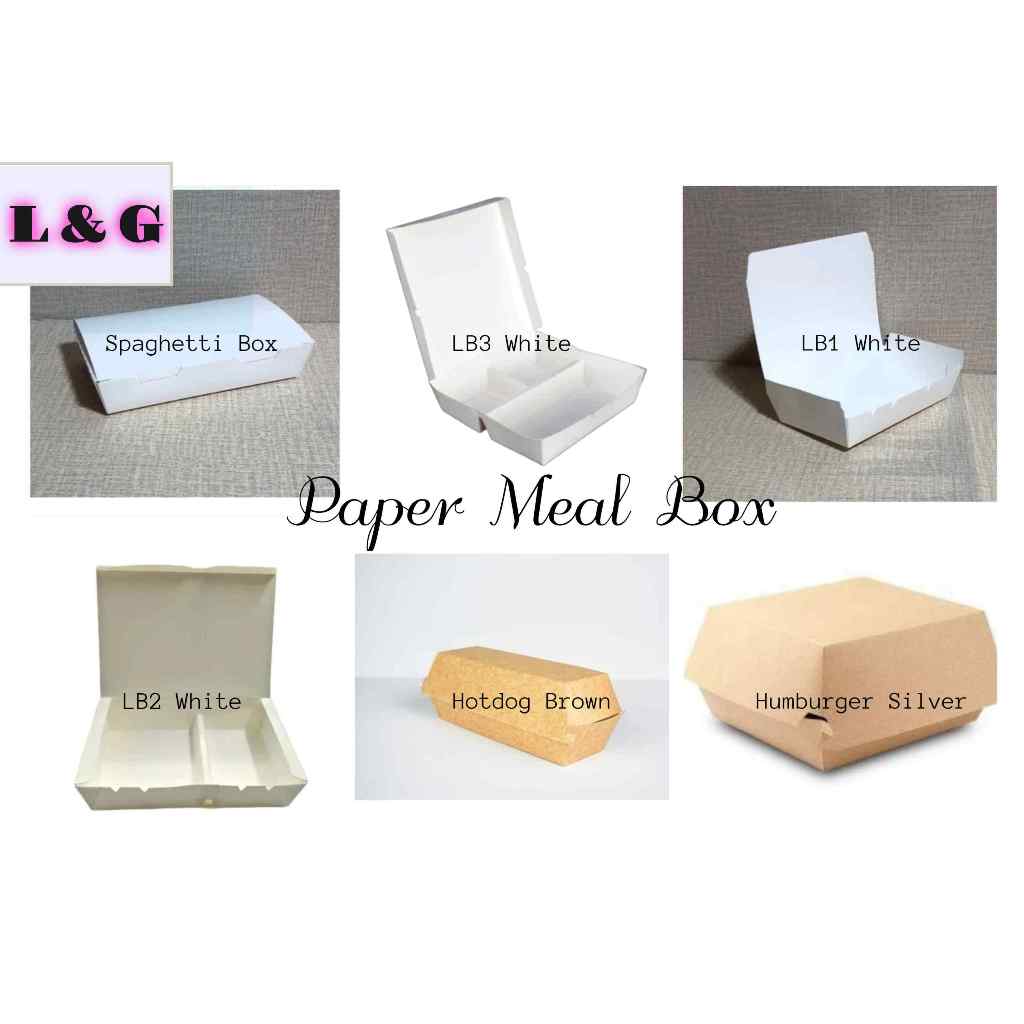 Paper Meal Box Per Pack Spaghetti Box/LB1/LB2/LB3/Hotdog Brown Box ...