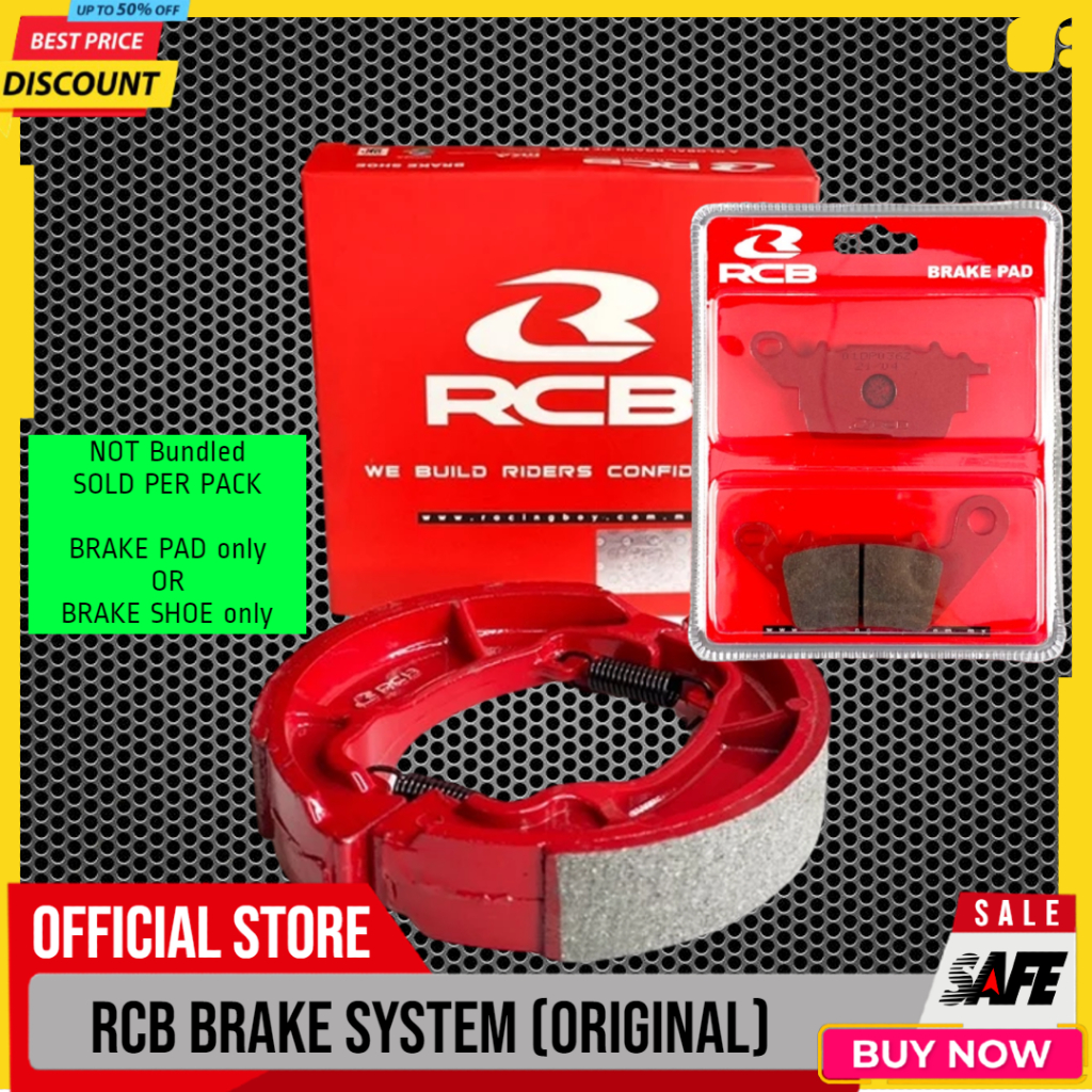 RACING BOY RCB Brake Shoe/Brake Pad for CLICK/MIO/AEROX/SNIPER/NMAX ...