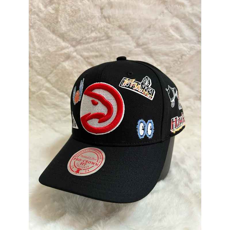 LJS CAPGAMING MITCHELL & NESS PRO CROWN FIT NBA ATLANTA HAWKS (HAND ...