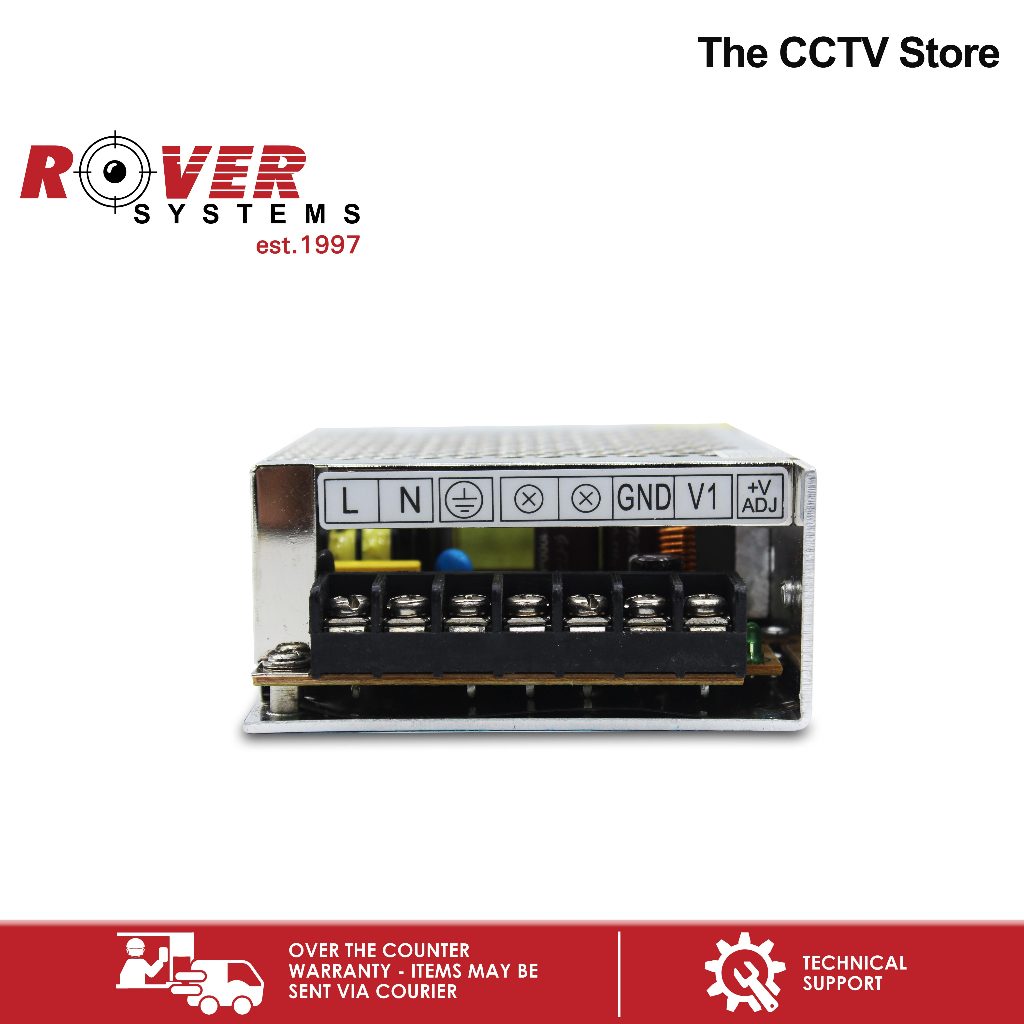 Rover Systems CCTV Power supply without Metal Enclosure 3Amp 12VDC ...