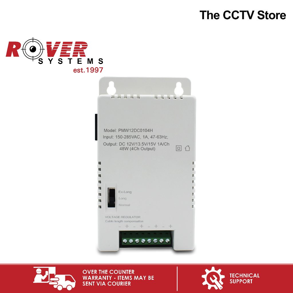 Rover Systems CCTV Multi-Way Power Supply ( 4 Ch Output ) | Shopee ...