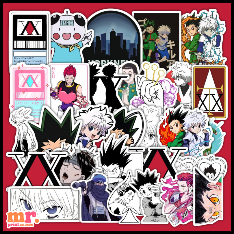 HUNTER X HUNTER VOL 1 STICKERS ANIME KURAPIKA HISOKA KILLUA WATERPROOF ...