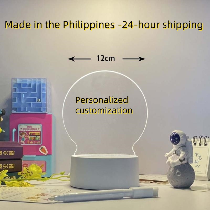 Personalized customization of acrylic LED night lights, customized ...