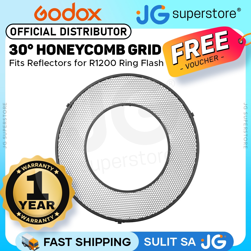 Godox 30° Honeycomb Grid for RFT-21S and RFT-21W Reflectors to R1200 ...