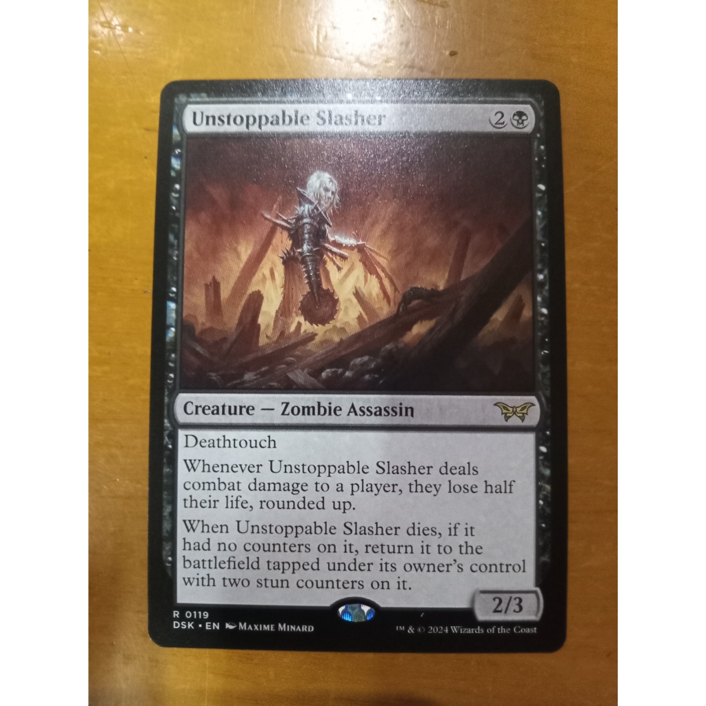 MTG Unstoppable Slasher Rare DSK Duskmourn: House of Horror Magic the ...