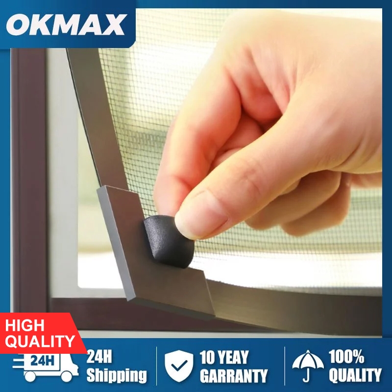 Adjustable Customize Magnetic Window Screen with frame Washable cover ...