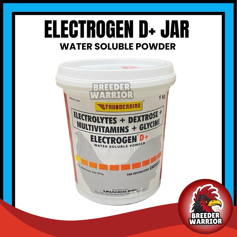 Electrogen D+ 1kg Soluble Powder THUNDERBIRD(ACTUAL PIC) | Shopee ...