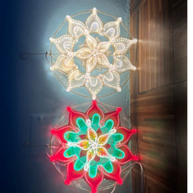 Capiz Lantern Budget Parol 13” Christmas Decor w/Led Lights | Shopee ...