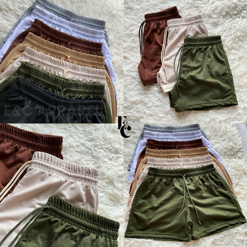 ADULT SIZE - French Mini Terry Cotton Plain Casual Sexy Comfy Sweatshorts for Women | EC APPAREL ...