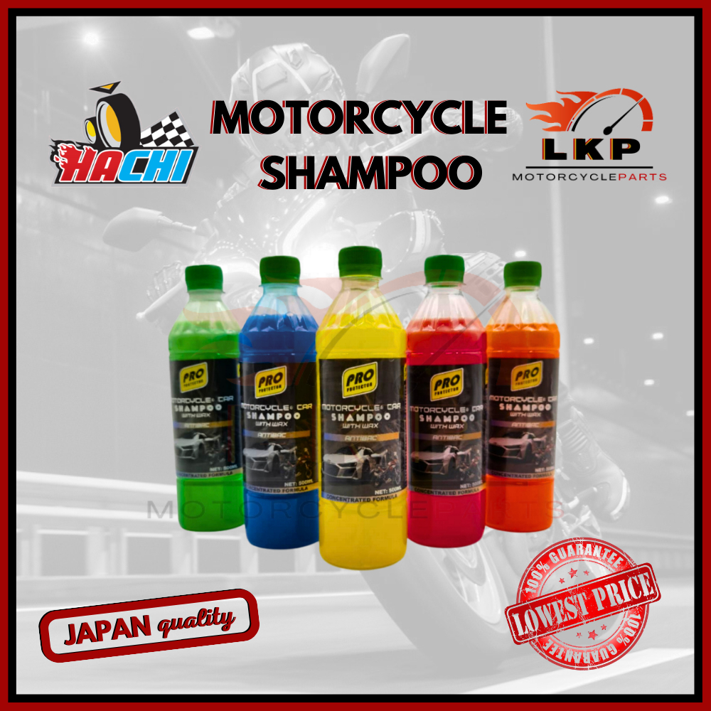 PRO PROTECTOR MOTORCYCLE CAR SHAMPOO 500ml | Shopee Philippines