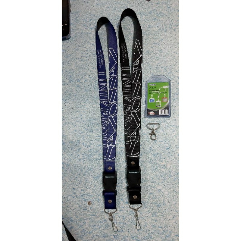NATIONAL UNIVERSITY ID LACE LANYARD/MINIMAL | Shopee Philippines