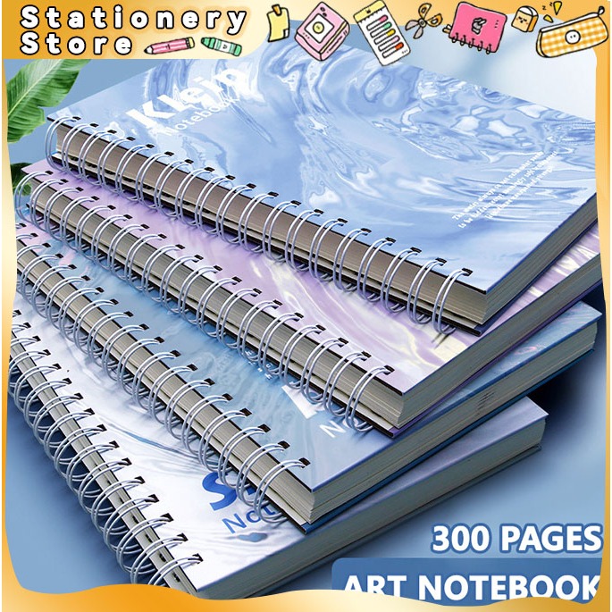 B5 Coil Book Thickened Notebook Oil Painting Cover Notebook Extra Thick ...