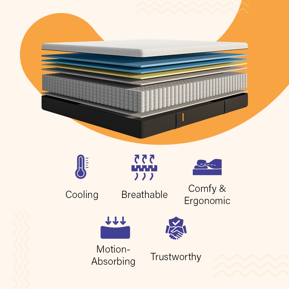 Emma Diamond Hybrid Mattress V2 | Cooling, Memory Foam Pocket Spring ...