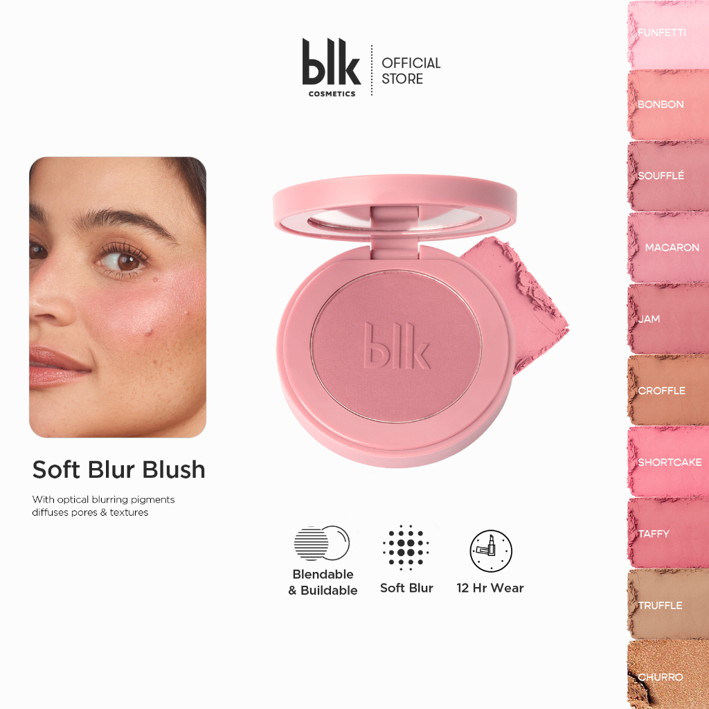 blk cosmetics soft blur powder blush | Shopee Philippines