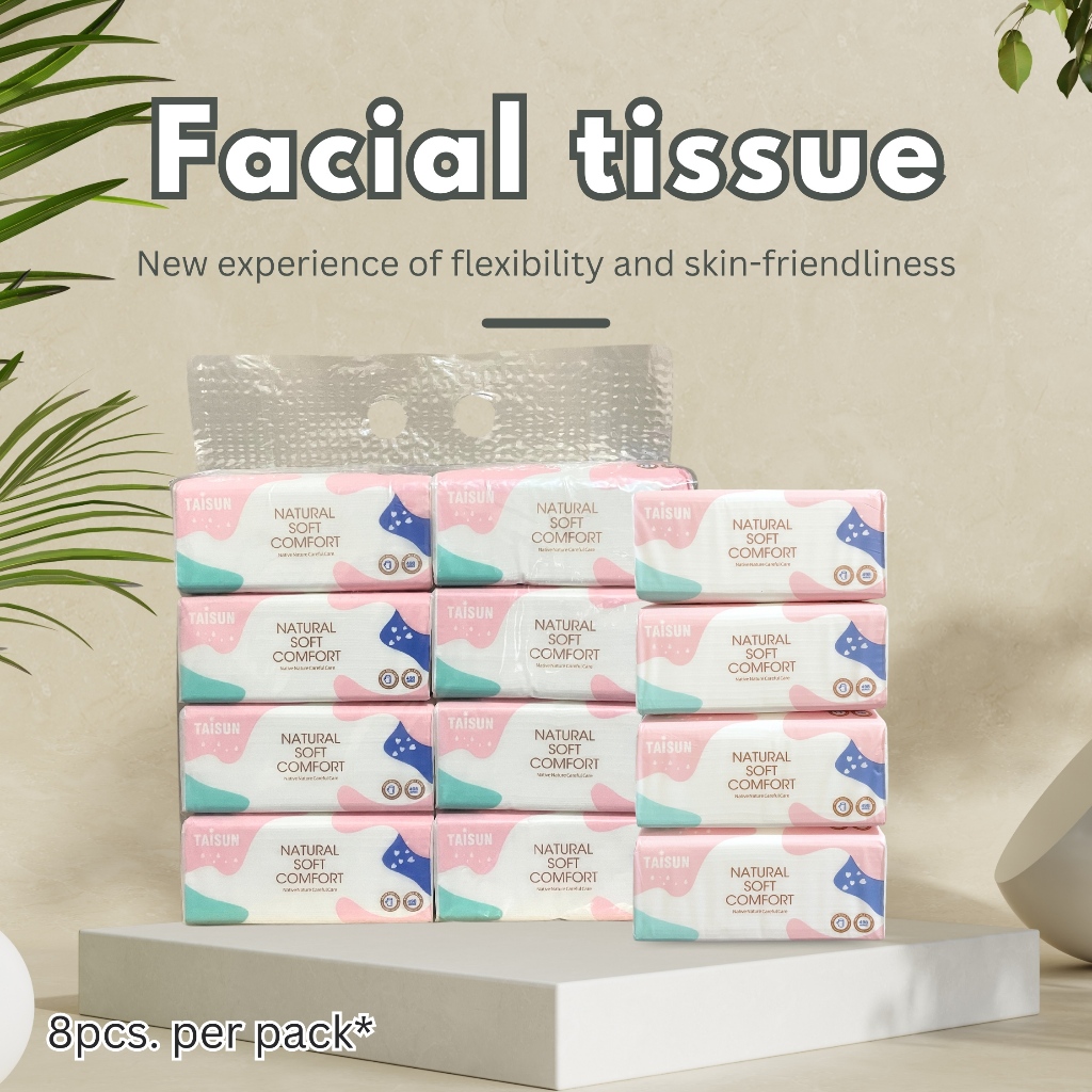 TOP MEN PH New High Quality 4-ply Facial Tissue Paper Towel 1Pack 8PCS ...