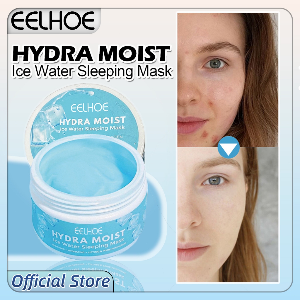 EELHOE Hydrating Sleep Mask 300g Moisturizes Brightens Evens Skin Tone ...