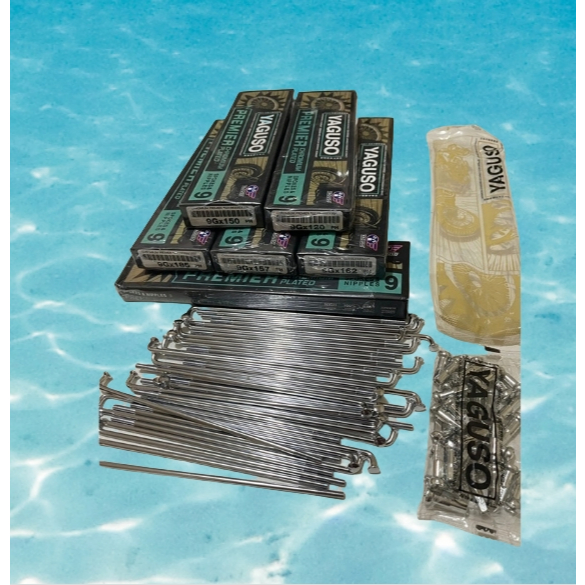 motorcycle yaguso rayos spokes Rios Chrome Plated 9G | Shopee Philippines