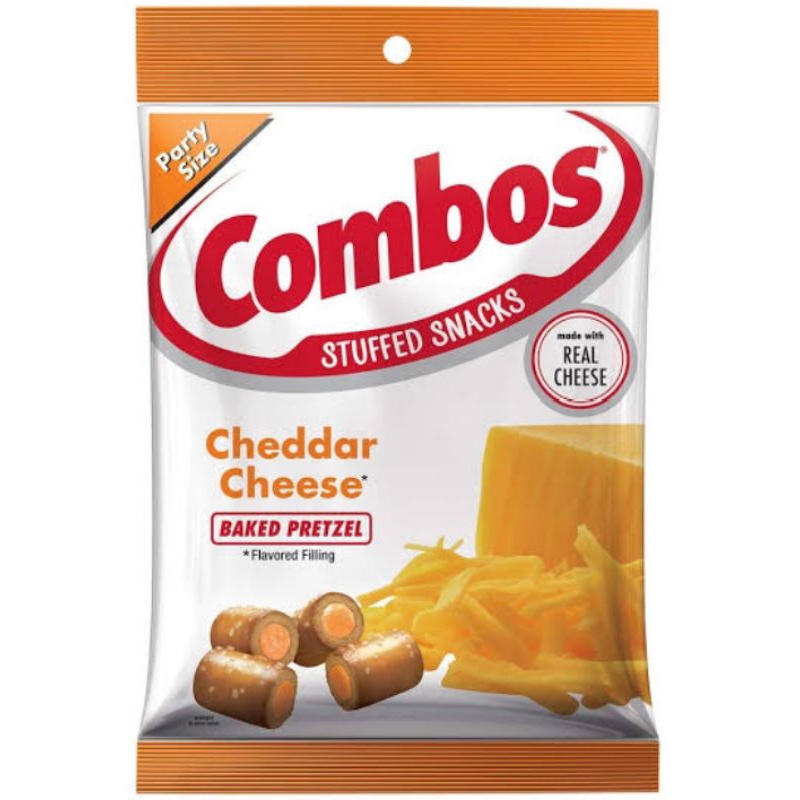 Combos Cheddar Cheese Baked Pretzel 178g | Shopee Philippines