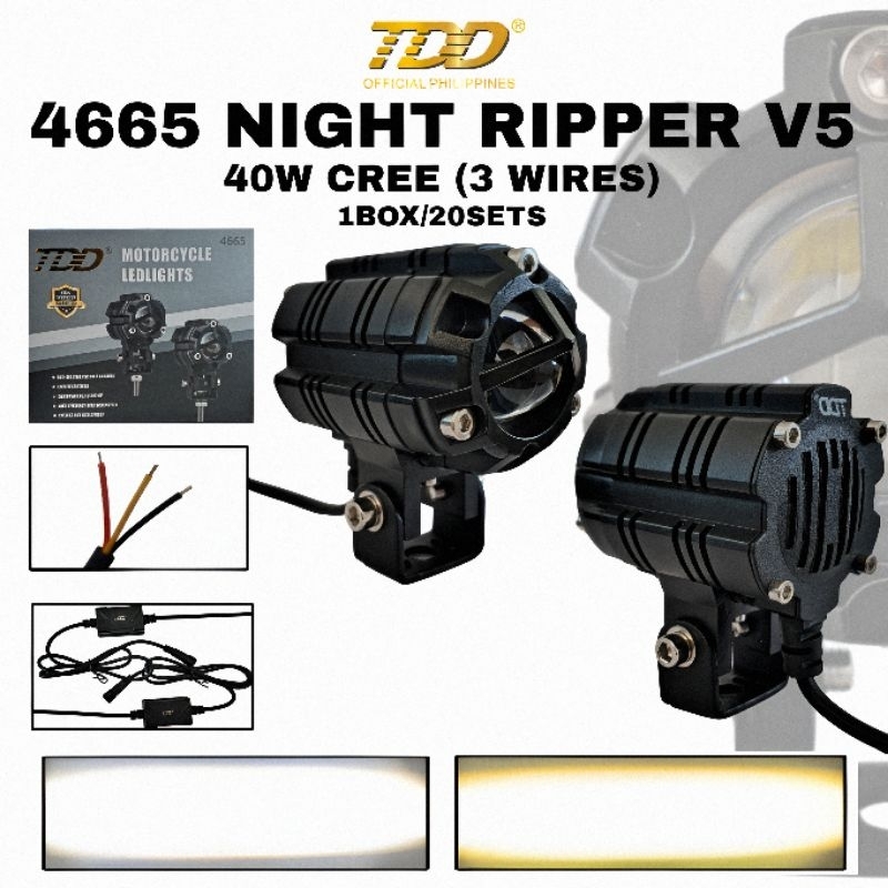TDD #4665 NEW DESIGN OF NIGHT RIPPER VERSION 5 40WTS IN 1 BULB | Shopee ...