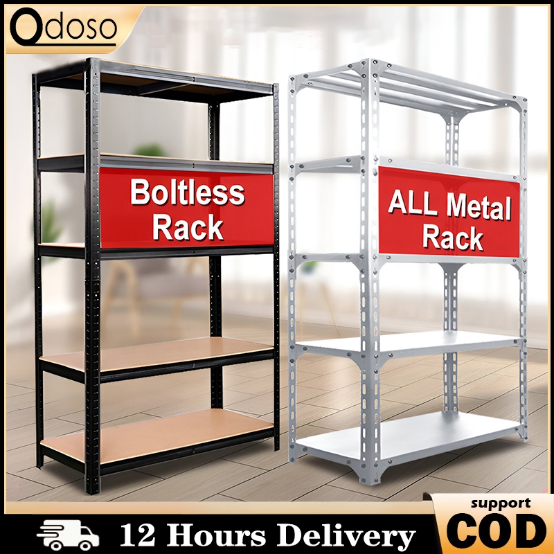 6 Layers Boltless Steel Rack Shelves Adjustable Metal Stainless Kitchen ...