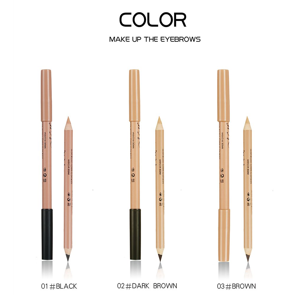 Cosmetic 2 in 1 Makeup Double Function Eyebrow Pencils + Concealer ...