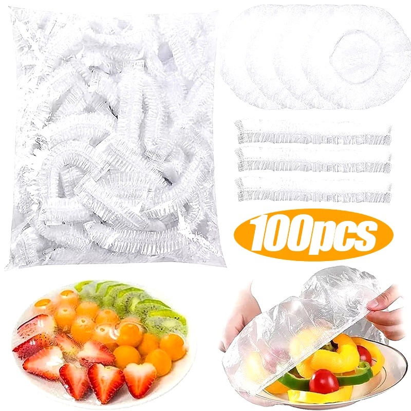 LY.Disposable Bowl Cover Plastic Wrap Bag Food Grade Food preservation ...