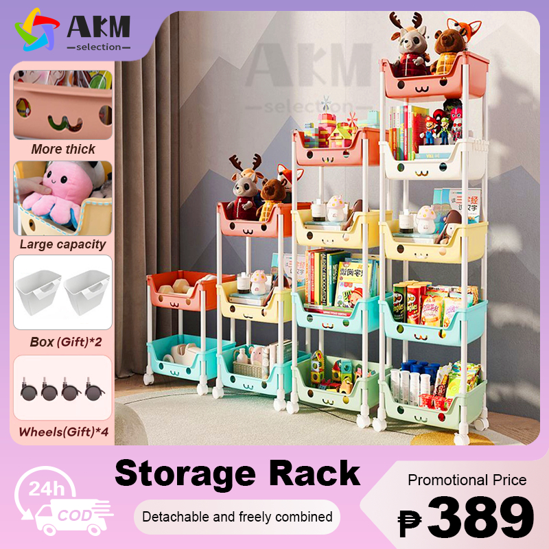 3/4/5Layer Toy Rack Organizer For Kids Storage Rack Toy Cabinet ...