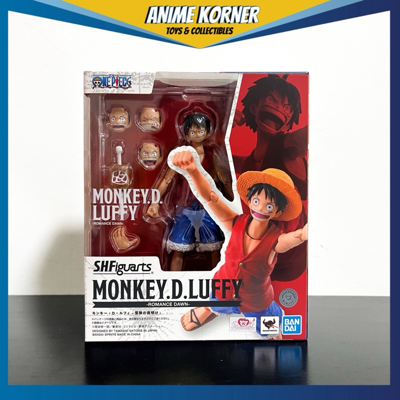 S.H. Figuarts SHF Monkey D. Luffy Romance Dawn Bandai Tamashii Nations ...