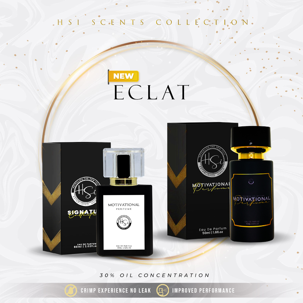 HSI Motivational Perfume ECLAT ELEGANT 30% oil concentration | Shopee ...