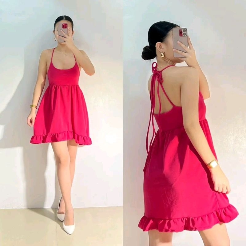 FYANG 2-WAY DRESS with adjustable long coords | Shopee Philippines