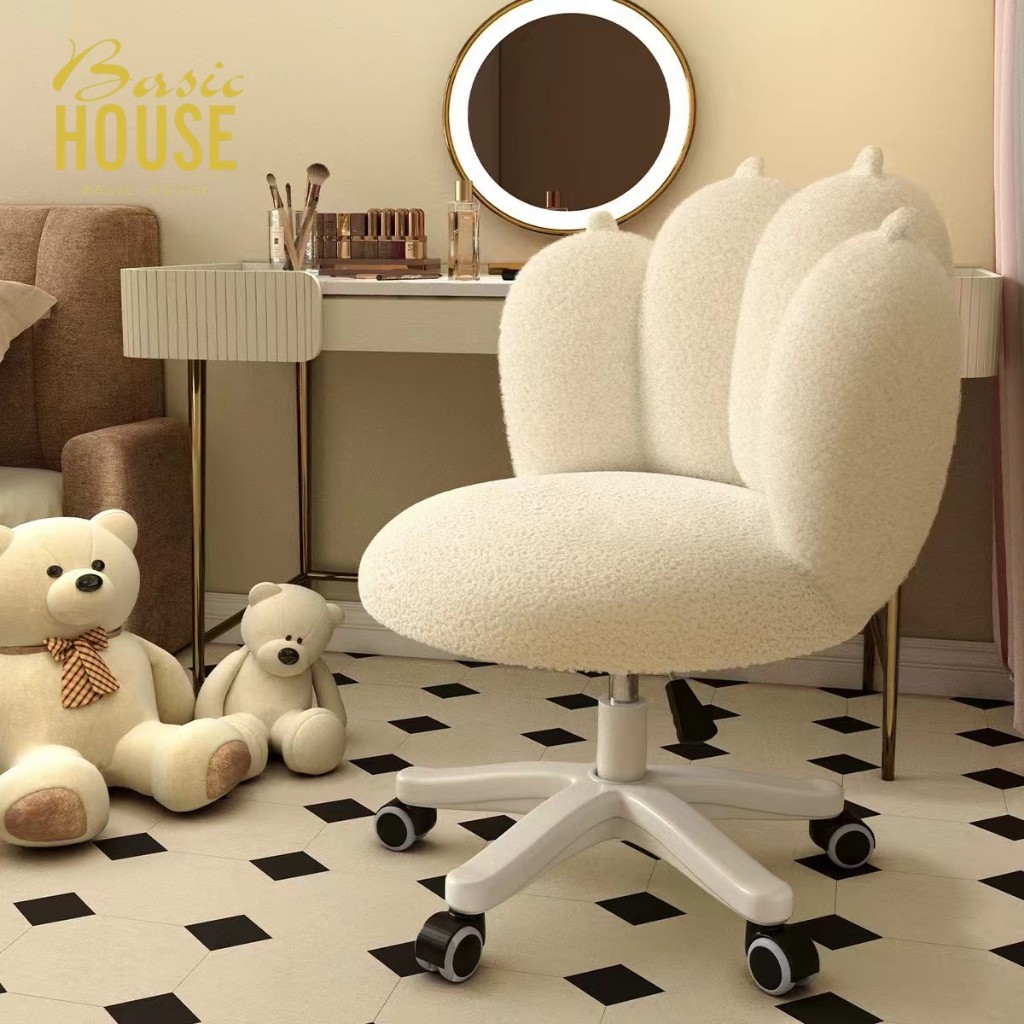 Makeup Chair Cream Style cat Claw Dressing Chair Bedroom Light Luxury ...