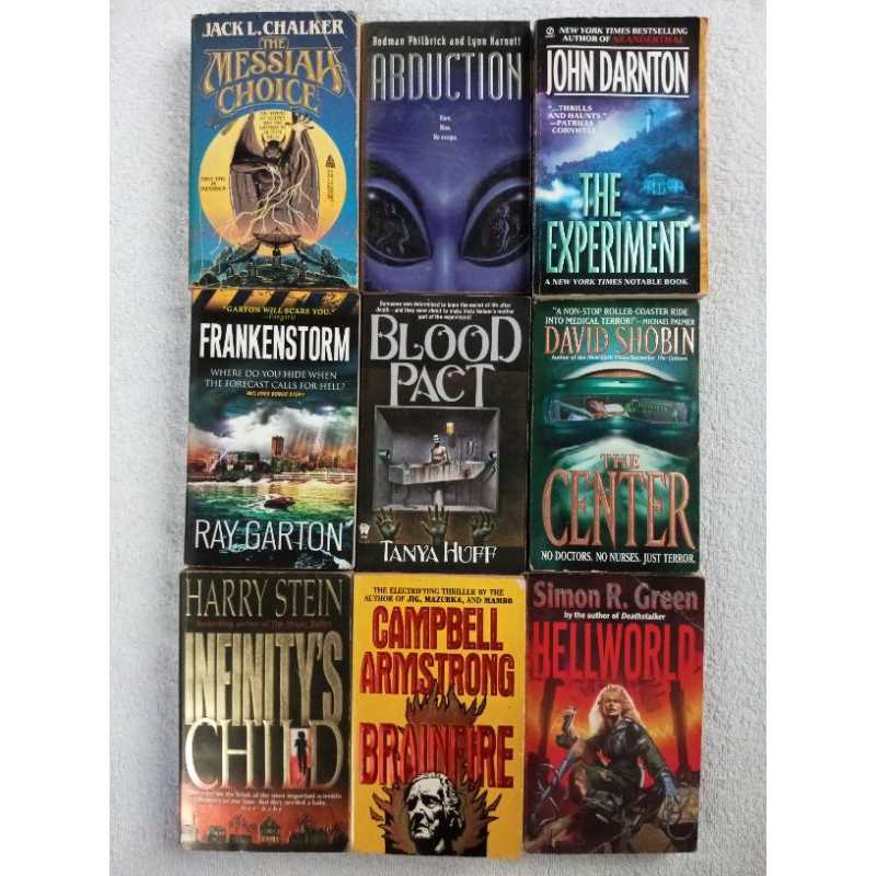 RARE HORROR BOOKS/SCI-FI HORROR - JACK L. CHALKER, HARRY STEIN ...