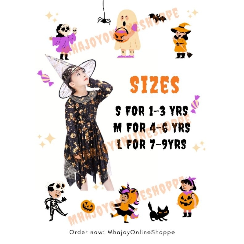 HALLOWEEN WITCH COSTUME (Dress with Hat) | Shopee Philippines