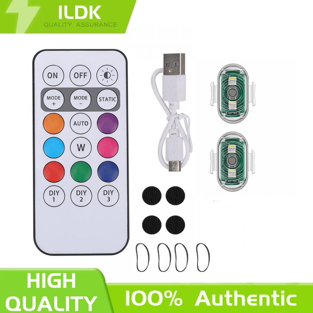 7 colors Remote RGB Led Aircraft Strobe Lights LED Flash Position ...